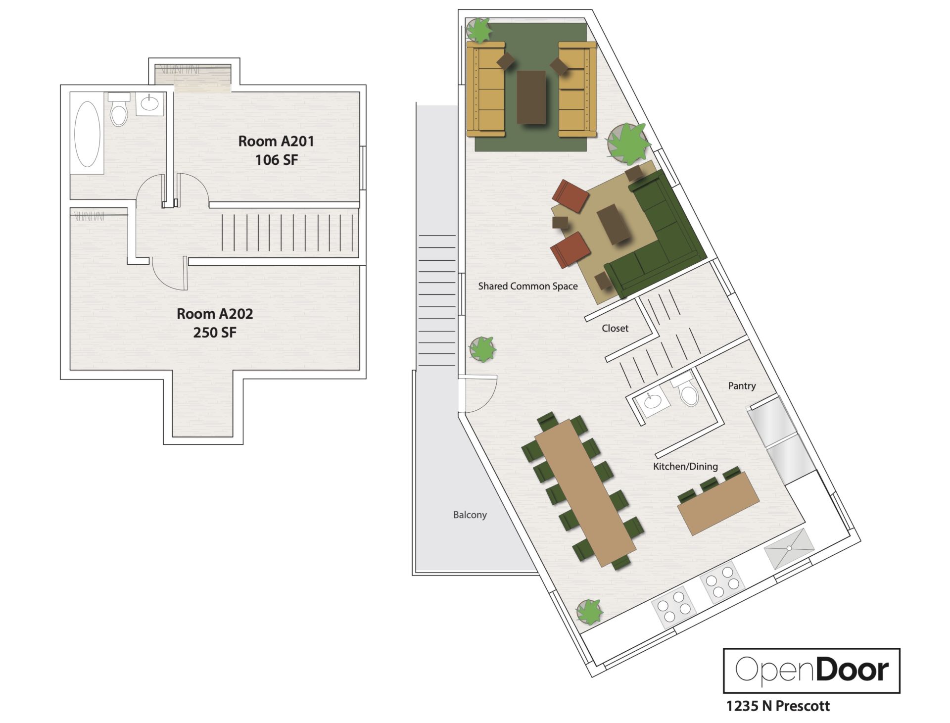 The Outpost Coliving • Portland, OR • Open Door